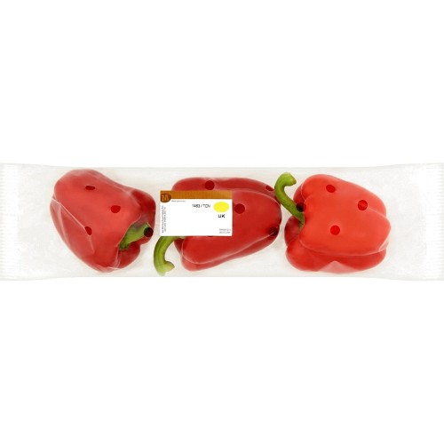 Morrisons Red Peppers (3) - Compare Prices & Where To Buy - Trolley.co.uk