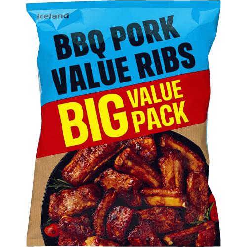 Iceland BBQ Pork Value Ribs (1.28kg) - Compare Prices & Where To Buy ...