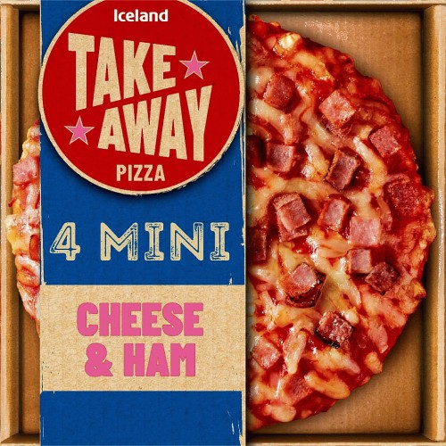 Iceland 4 Mini Pizzas Cheese and Ham (356g) - Compare Prices & Where To ...
