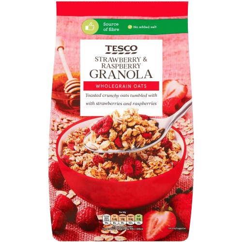 Tesco Strawberry & Raspberry Granola (1kg) - Compare Prices & Where To ...