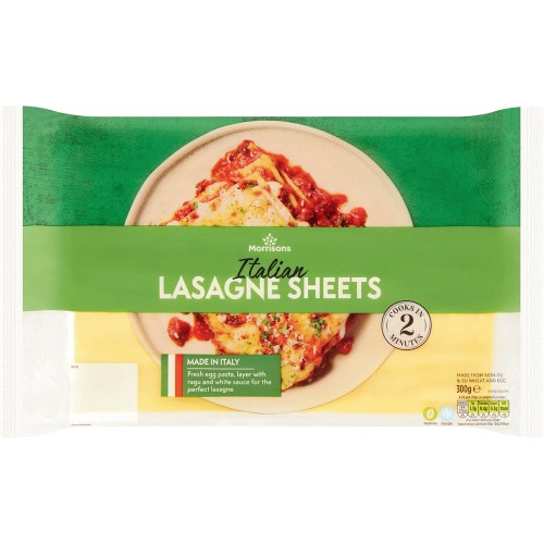 Morrisons Lasagne Sheets (300g) - Compare Prices & Where To Buy ...