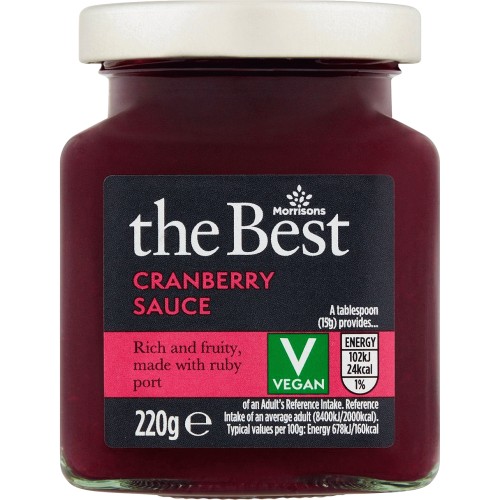 Morrisons The Best Cranberry Sauce (220g) - Compare Prices & Where To ...