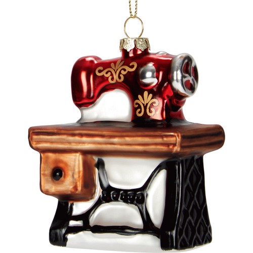 George Home Sewing Machine Glass Bauble - Compare Prices & Where To Buy ...