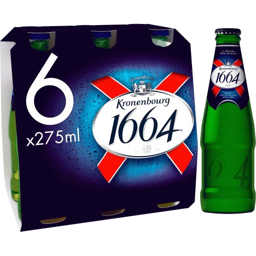 Kronenbourg 1664 Lager Beer Bottle (660ml) - Compare Prices - Trolley.co.uk