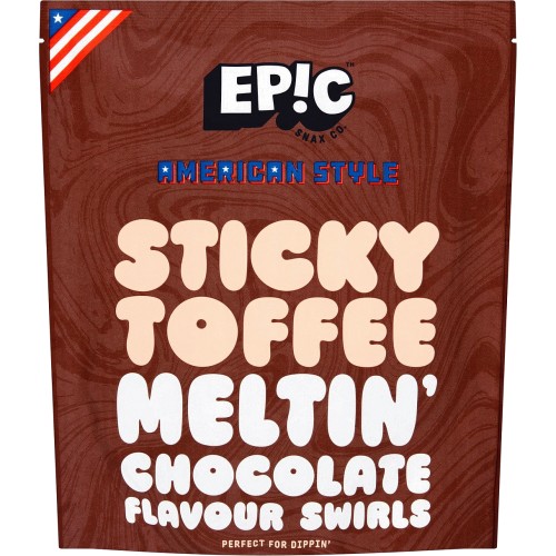Epic Snax Co. Sticky Toffee Meltin' Chocolate Swirls (100g) - Compare ...