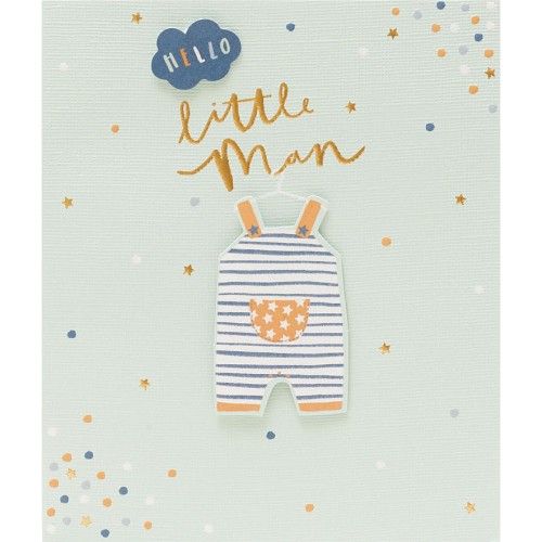 George Home Little Man Birth Congrats Card - Compare Prices & Where To ...