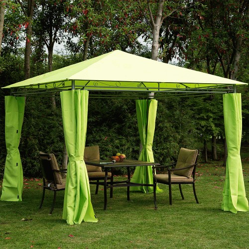 Outsunny 3x3m Green Marquee Gazebo with Sides - Compare Prices & Where ...