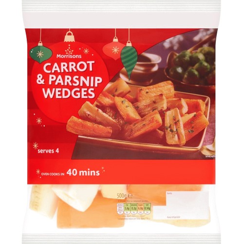 Morrisons Carrot & Parsnips Wedges (500g) - Compare Prices & Where To ...