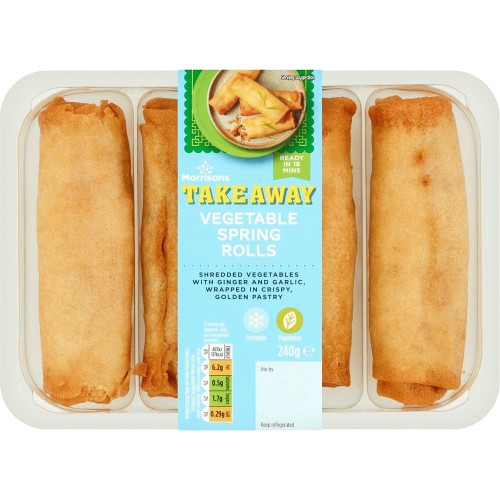Morrisons Chinese Vegetable Spring Rolls (240g) - Compare Prices ...