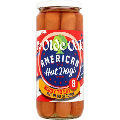 Ye Olde Oak 8 Hot Dogs in Brine (8 x 400g) - Compare Prices - Trolley.co.uk