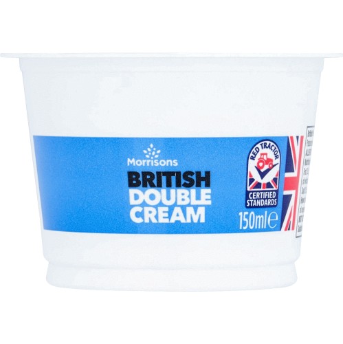 Morrisons British Double Cream (150ml) - Compare Prices & Where To Buy ...