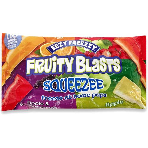 Eezy Freezzy Fruity Blasts Squeezee Freeze At Home Pops (18 x 540ml ...