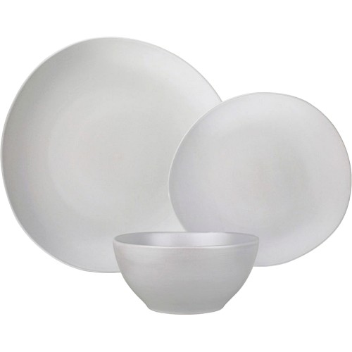 George Home White Organic Dinner Set 12pce - Compare Prices & Where To ...