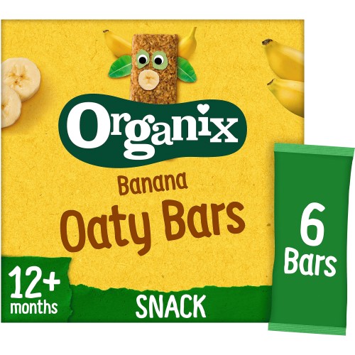 Organix Banana Organic Soft Oaty Bars Multipack 12 months+ (6 x 30g ...