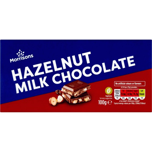 Morrisons Milk Chocolate Chopped Nuts (100g) - Compare Prices & Where ...