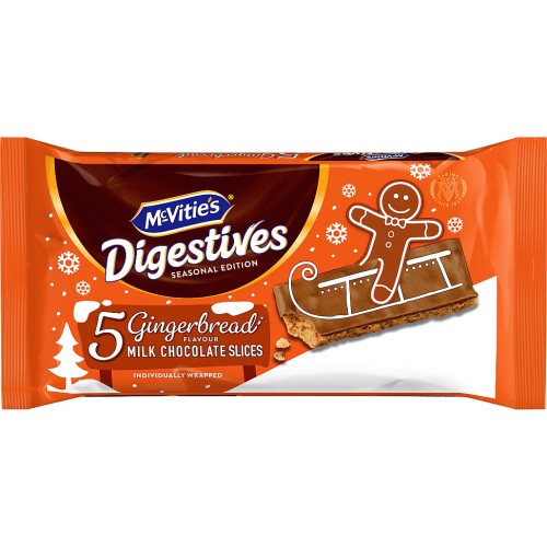 McVitie's Digestive Gingerbread Slices (5 x 114.1g) - Compare Prices ...
