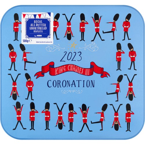 ASDA Regal All-Butter Coronation Shortbread Biscuits (500g) - Compare ...