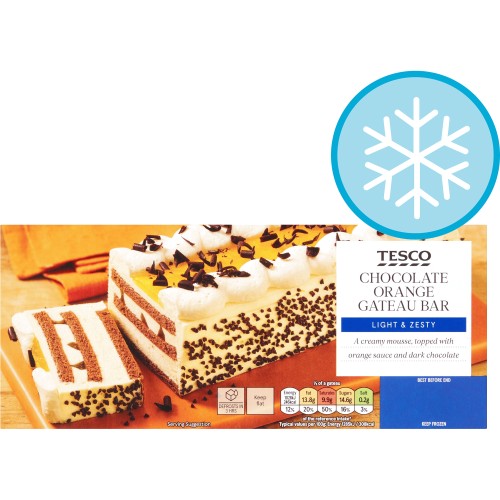 Tesco Chocolate Orange Gateau Bar (400g) - Compare Prices & Where To ...