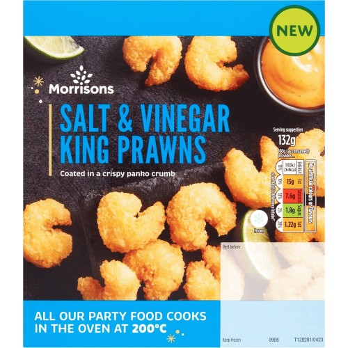 Morrisons Salt & Vinegar Panko Prawns (132g) - Compare Prices & Where ...