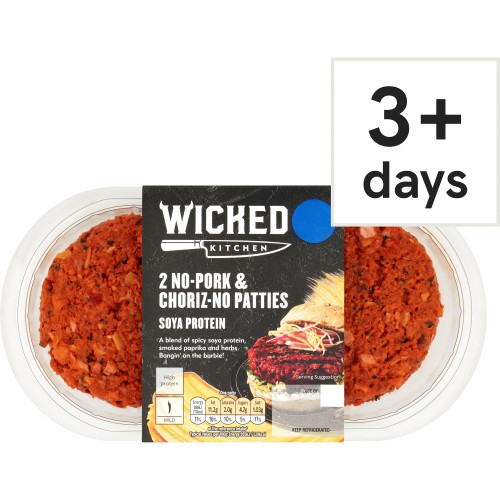 Wicked Kitchen 2 No-Pork & Choriz-No Patties (226g) - Compare Prices ...
