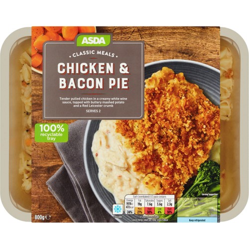 Pukka Chicken & Bacon Pie (210g) - Compare Prices - Trolley.co.uk