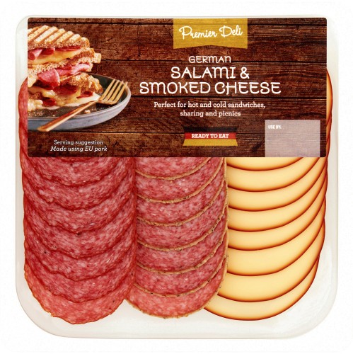 Premier Deli German Salami & Smoked Cheese (120g) - Compare Prices ...
