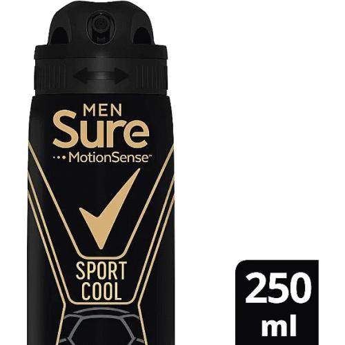 Sure Men Sport Cool Anti-perspirant Deodorant (250ml) - Compare Prices ...