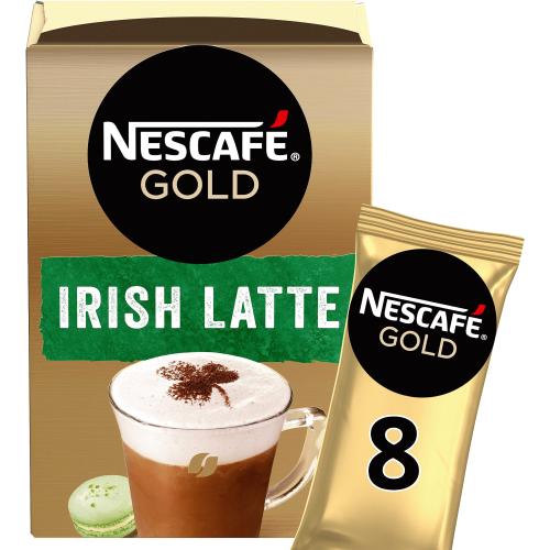 Nescafe Gold Irish Cream Latte Instant Coffee Sachets (8) - Compare ...