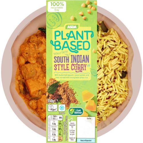 ASDA Plant Based South Indian Style Curry (350g) - Compare Prices ...