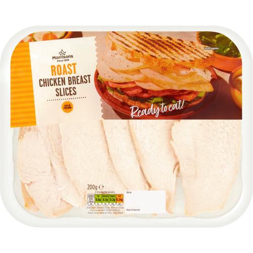 Morrisons Roast Chicken Breast Slices (200g) - Compare Prices & Where ...