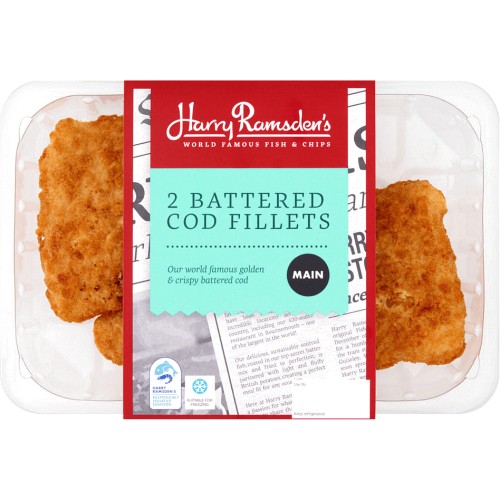 Harry Ramsden's 2 Battered Cod Fillets (350g) - Compare Prices & Where ...