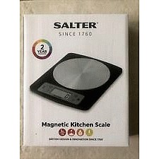 Salter Magnetic Kitchen Scales Max Black (5000g) - Compare Prices ...