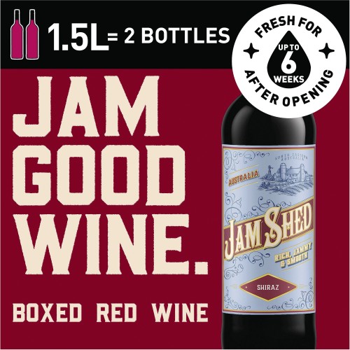 Jam Shed Shiraz (187ml) - Compare Prices & Where To Buy - Trolley.co.uk