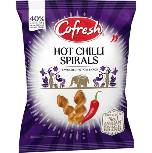 Cofresh Hot Chilli Potato Spirals (80g) - Compare Prices & Where To Buy ...