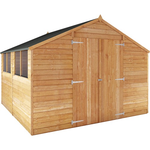 Mercia 10x10ft Double Door Overlap Apex Shed - Compare Prices & Where ...