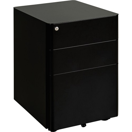 Vinsetto Black 3 Drawer Filing Cabinet - Compare Prices & Where To Buy ...