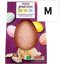 Tesco Free From Strawberry Crunch Chocolate Egg (180g) - Compare Prices ...