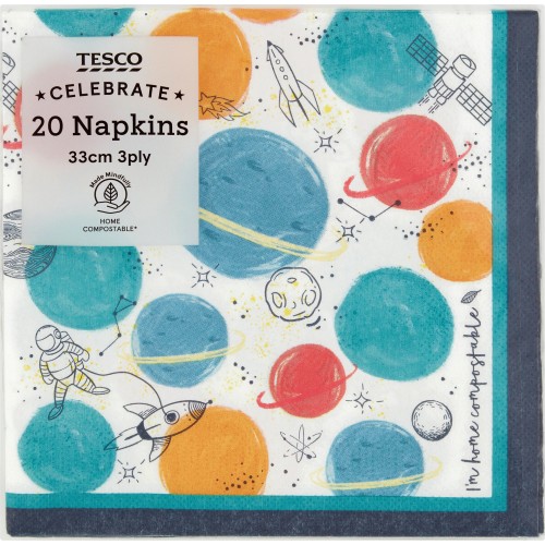 Tesco Pink Ombre Napkin (20) - Compare Prices & Where To Buy - Trolley ...