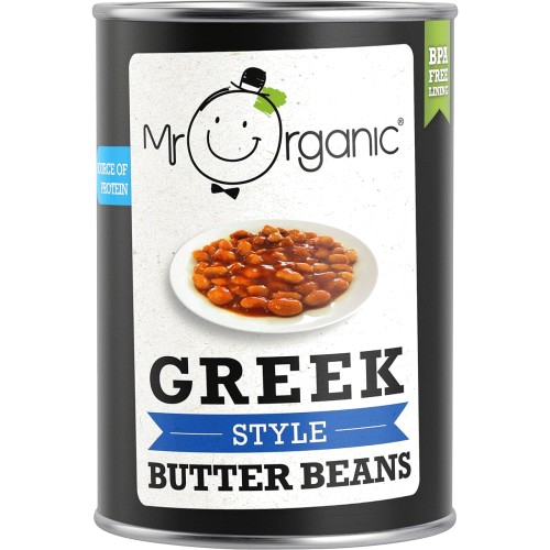 Mr Organic Greek Style Butter Beans (400g) - Compare Prices & Where To ...