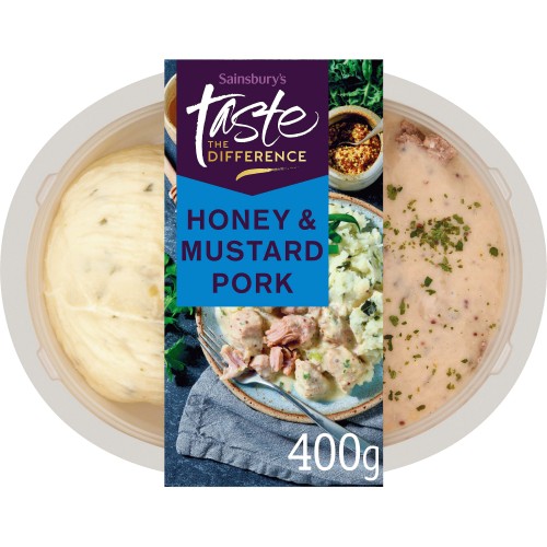 Sainsbury's Honey & Mustard Pork with Colcannon Mash Taste the ...