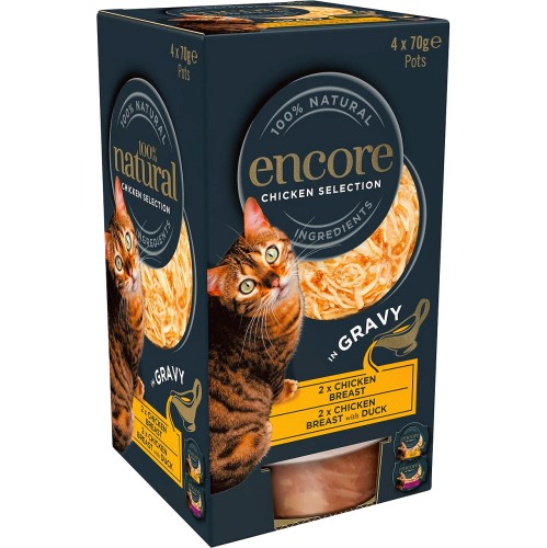 Encore Cat Pot Chicken in Gravy (4 x 70g) - Compare Prices & Where To ...