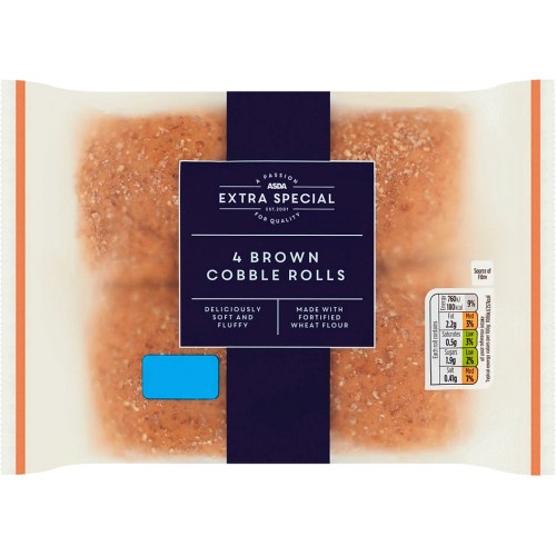 ASDA Extra Special 4 Brown Cobble Rolls (4) - Compare Prices & Where To ...