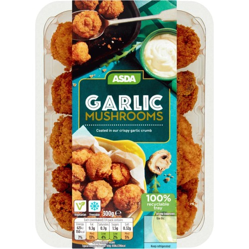 ASDA Garlic Mushrooms (300g) - Compare Prices & Where To Buy - Trolley ...