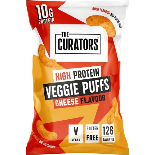 The Curators High Protein Veggie Puffs Cheese Flavour (30g) - Compare ...