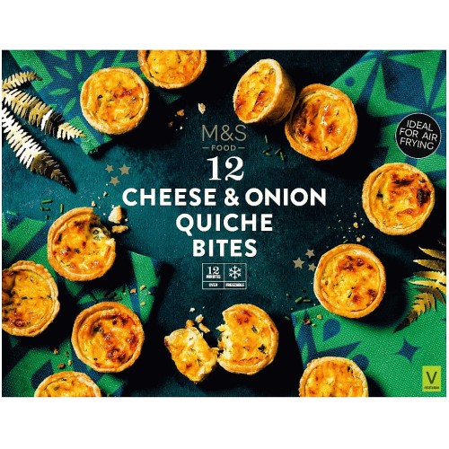 M&S 12 Cheese & Onion Quiche Bites (280g) - Compare Prices & Where To ...