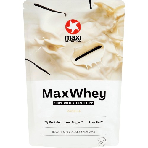 MaxiMuscle Raw Max Whey Concentrate Protein Powder Vanilla Flavour ...