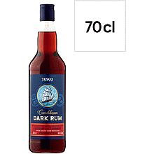 Tesco Dark Rum Bottle (70cl) - Compare Prices & Where To Buy - Trolley ...
