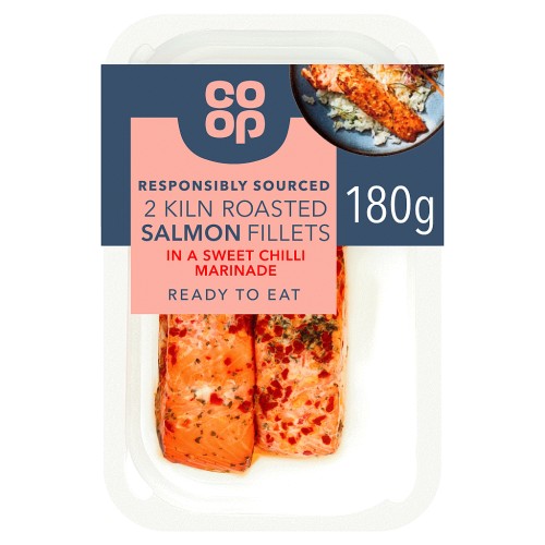 Co-op 2 Kiln Roasted Salmon Fillets in a Sweet Chilli Marinade (180g ...