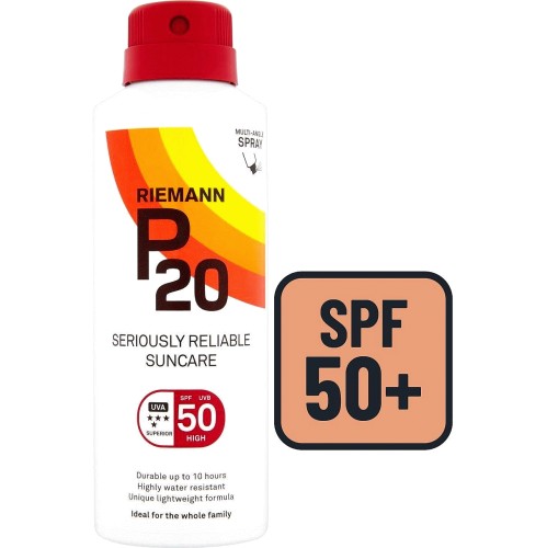 Riemann P20 SPF 50 Sun Protection Continuous Spray (150ml) - Compare ...