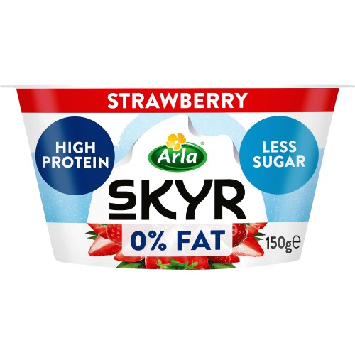 Arla Skyr Strawberry Icelandic Style Yogurt (150g) - Compare Prices ...
